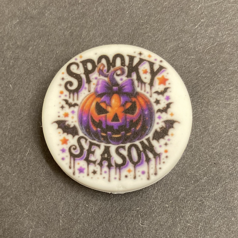 Spooky Season 2 Silicone Focal Bead - Badger Bead Supply